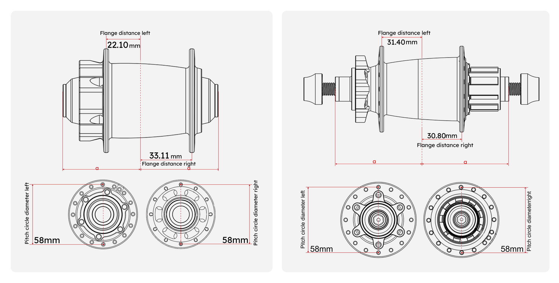 BEAK E1.2 SS HUB FOR DIRT JUMP BIKE - REAR 135mm – ALAUDARK